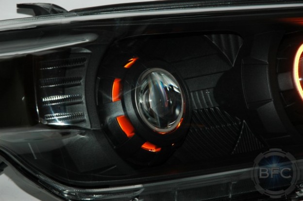 2013 Toyota 4Runner Quad FXR MH1 Projector Retrofit with Quad Amber ...