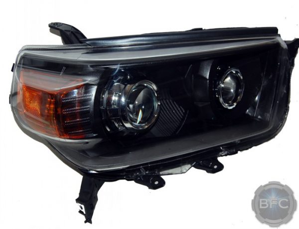 2012 Toyota 4Runner Quad Black & Chrome HID Projector Retrofit ...