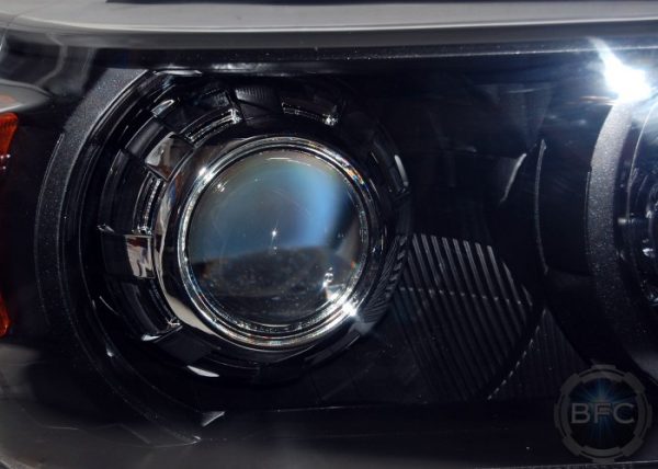2012 Toyota 4Runner Quad Black & Chrome HID Projector Retrofit ...