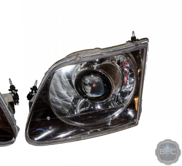 2003 Ford F150 Lightning Chrome HID Retrofit Headlights Package ...
