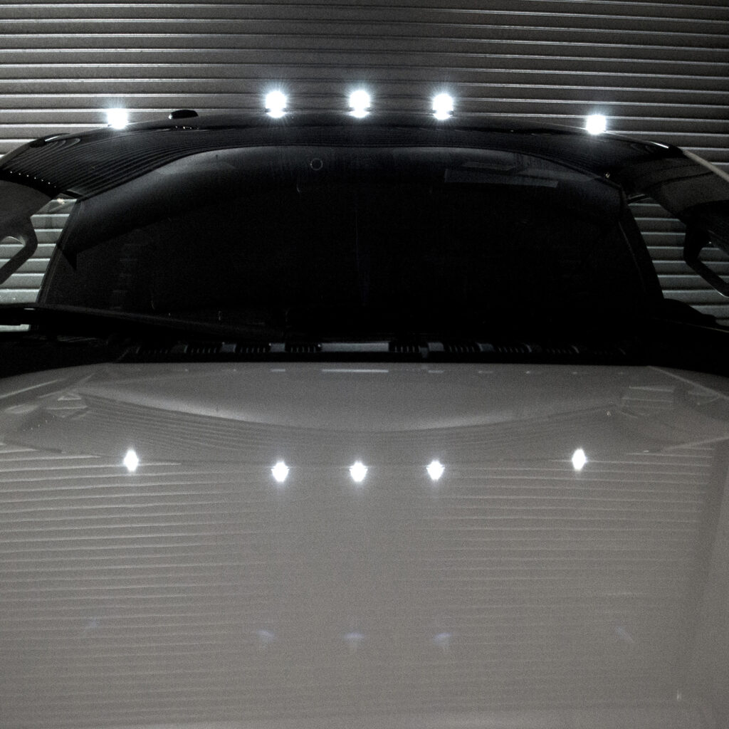 2017-2022 Ford Super Duty LED CLEAR STROBING CAB Lights Kit by Recon ...