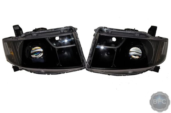 09-11 Honda Element Custom All Black LED Projector Retrofit Headlight ...